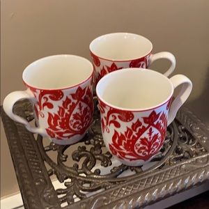 222 Fifth | Dining | 3 222 Fifth Muse Red Mugs | Poshmark
